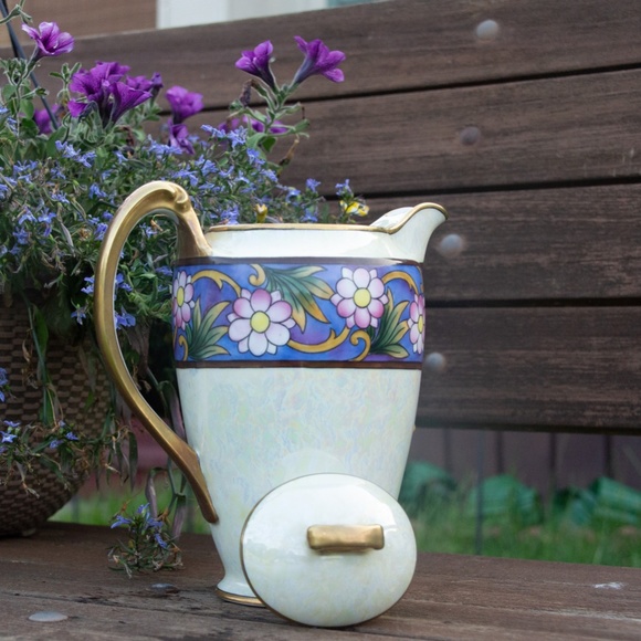 Noritake | Kitchen | Rare Noritake Chocolate Pot Lusterware Early 92s ...